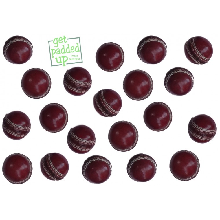 Mini Miniature Leather Cricket Balls (Pack of 12)