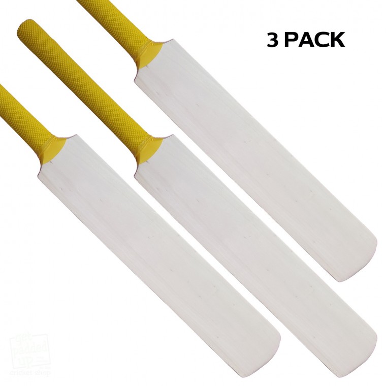 getpaddedup Three Miniature Autograph Cricket Bats (16.5 inch)